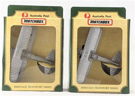 Australia Post Bi Plane Collectable Models Set Branded Matchbox Toys And Models