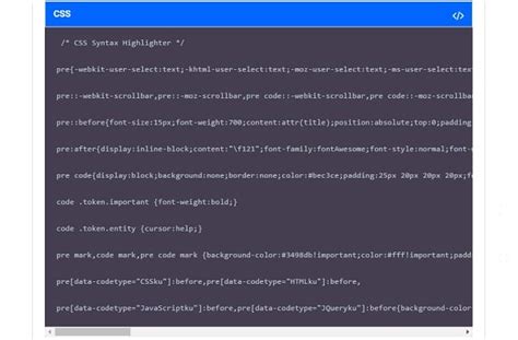 Membuat Kotak Kode HTML Atau CSS Pada Postingan