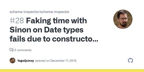 Faking Time With Sinon On Date Types Fails Due To Constructor Type