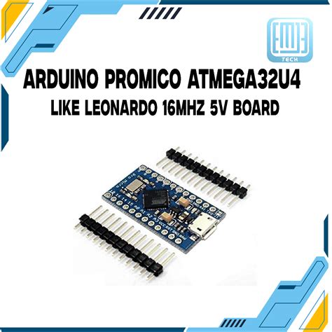 jual arduino promicro pro micro atmega32u4 like leonardo 16mhz 5v board