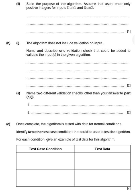 Solved Study The Following Algorithm Very Carefully Chegg