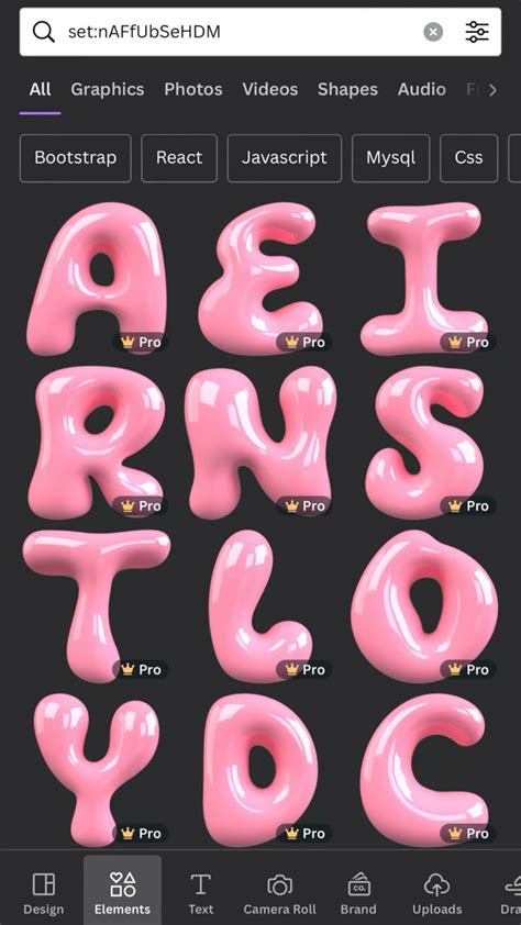 bubble font canva element font cute font canva pro font canva