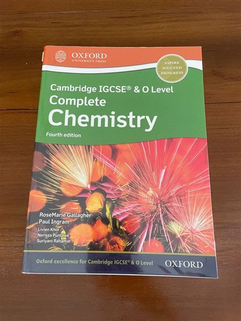 Cambridge Igcse And O Level Chemisty Textbook 5th Edition Hobbies