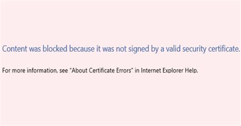 Internet Explorer Help Certificate Errors Restaurantlikos