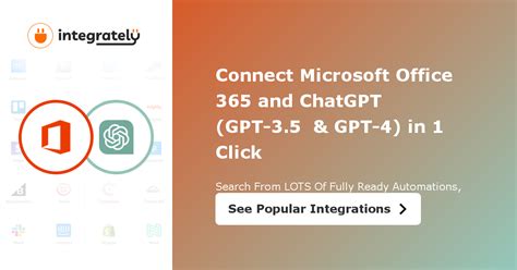 Connect Microsoft Office 365 And Chatgpt Gpt 35 And Gpt 4 Integrations
