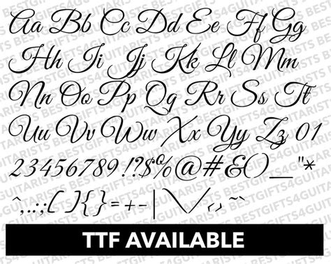 Fancy Signature Font Svg Signature Letters Svg Png  Ttf Pdf
