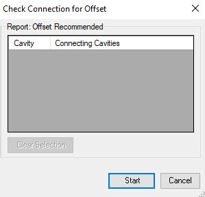 Check Connection For Offset