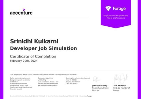 Srinidhi Kulkarni On Linkedin Virtualexperience Jobsimulation