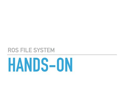 Robotics Operating System Note Hands1pdf