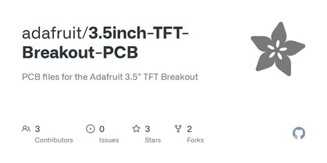 Github Adafruit35inch Tft Breakout Pcb Pcb Files For The Adafruit 35 Tft Breakout