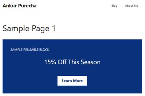How To Overcome WordPress Reusable Block Problem