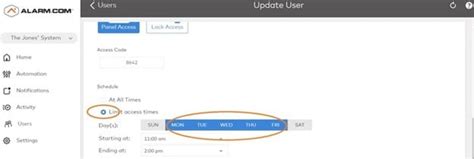 How To Create A Unique User Code Alarm Sentry Security Solutions