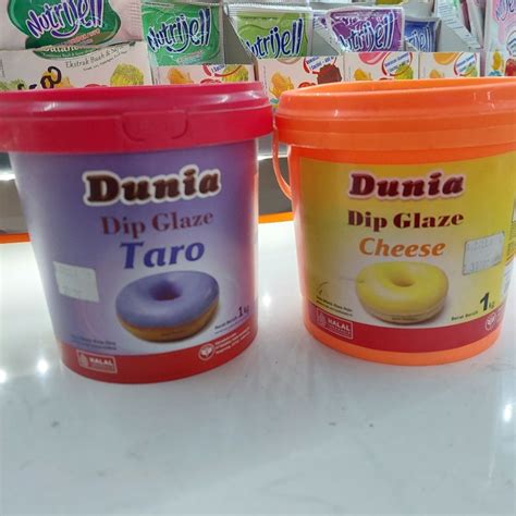 Jual Dip Glazedunia Dip Glaze Taro Andcheez 1kg Shopee Indonesia