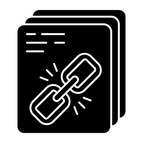 An Icon Design Of Linked Document 24169954 Vector Art At Vecteezy