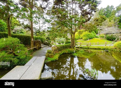 The Japanese Tea Garden In Golden Gate Park In San Francisco