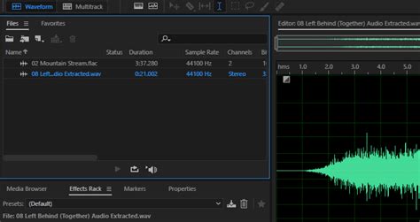 Quickly Send FLAC Files From Audition To Premiere Pro