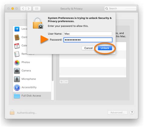Enabling Full Disk Access In MacOS Mojave And Higher Avast