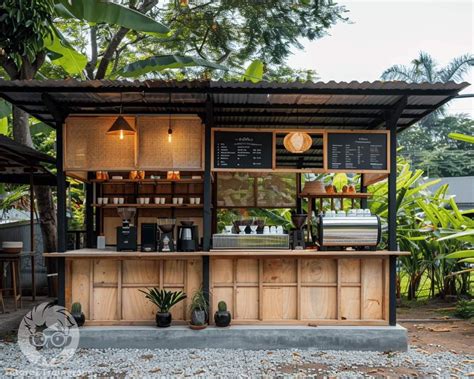ไอเดีย ร้านกาแฟข้างทาง ในปี 2025 การออกแบบคาเฟ่ กระท่อมน้อย การออกแบบร้านกาแฟ