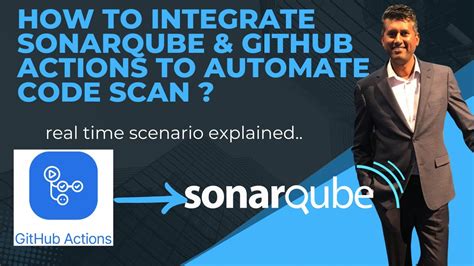 how to integrate sonarqube with github actions automate code scan