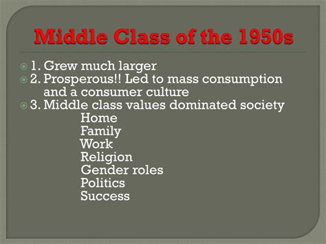 Ppt The Affluent Society 1950s Powerpoint Presentation Free