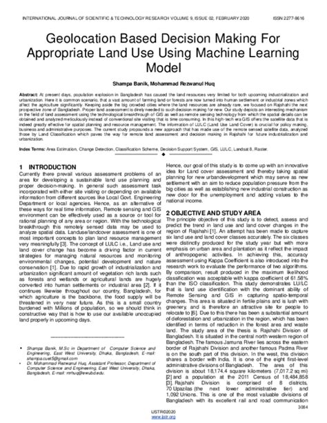 Pdf Geolocation Based Decision Making For Appropriate Land Use Using