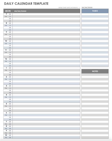 Free Printable Daily Appointment Schedule Template Free Printables Hub