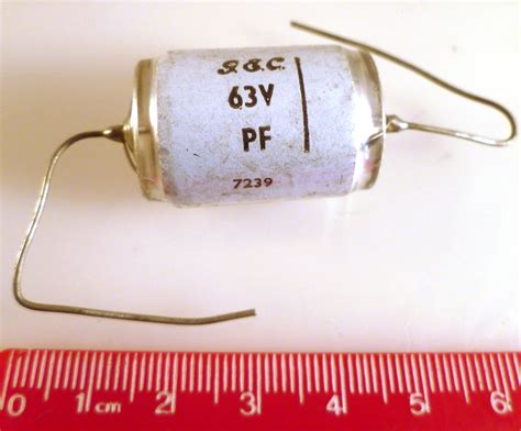 Gec Polystyrene Axial Capacitor 240000pf 63vdc 2 Milspec 1972 Om0929y Rich Electronics