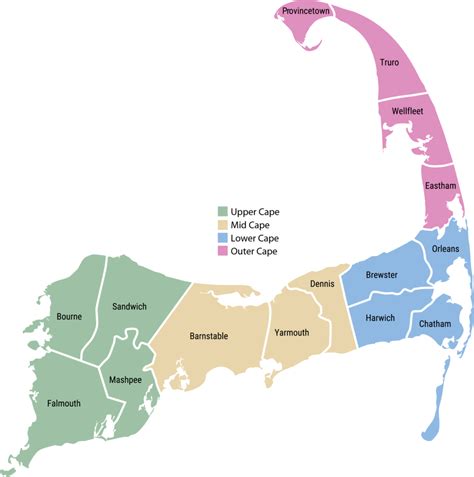 Town Map Of Cape Cod Pretty Picky Home Rentals