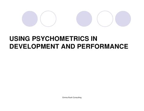 Psychometrics Slides