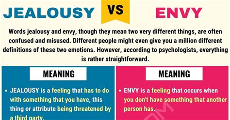 Jealousy Vs Envy Understand The Difference ESL