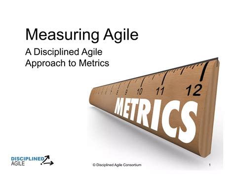 Measuring Agile A Disciplined Approach To Metrics Ppt