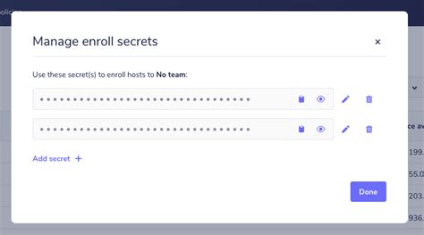 manage enroll secret modal is hiding delete icon · issue 8560