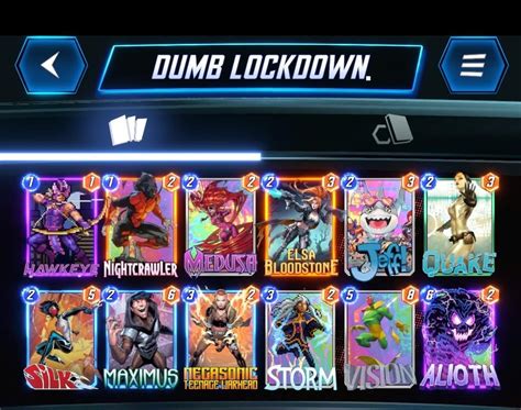 Dumb Lockdown To Infinite Rmarvelsnapdecks