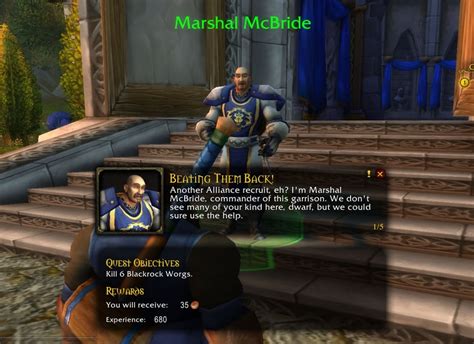 Wow The Human Starting Area Npc Has Different Quest Dialogue For Non