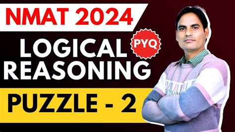 nmat 2024 logical reasoning previous year questions puzzle 2 must