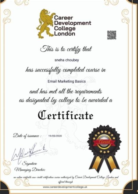 Sneha Choubey On Linkedin Online Certificates Course