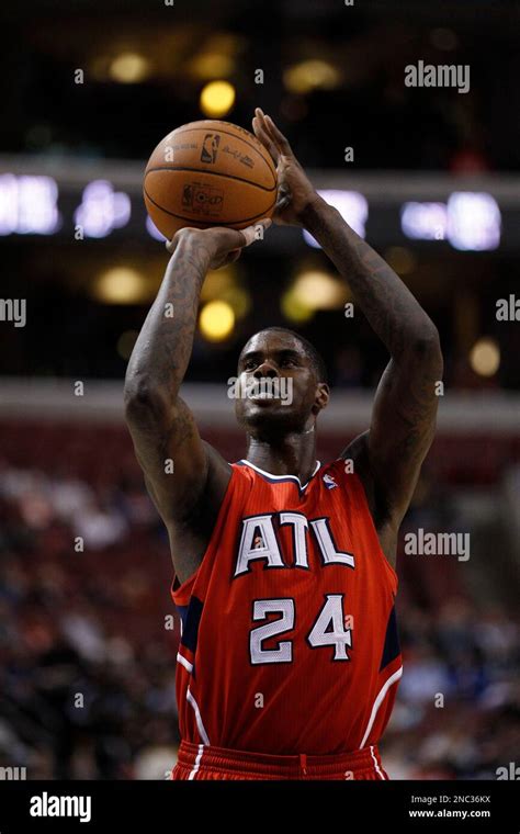 Atlanta Hawks Marvin Williams 24 Shoots A Free Throw In An Nba