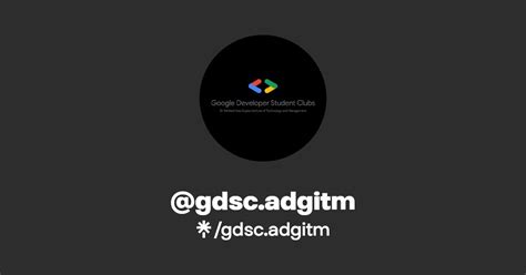 gdsc adgitm twitter instagram linktree