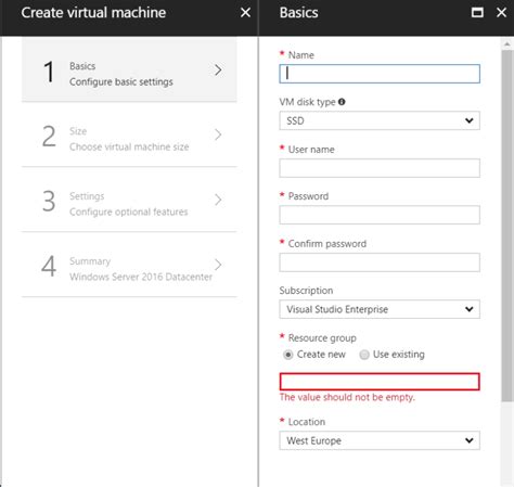 Microsoft Azure How To Create An Azure Vm And Connect Via Remote