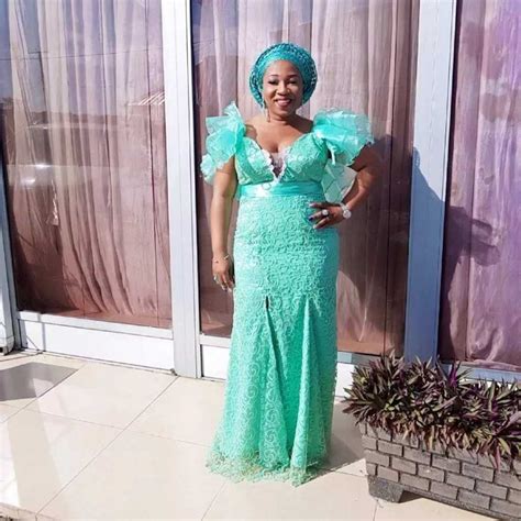 Mint Green And Peach Aso Ebi Styles Legitng Mint Green And Peach Aso Ebi Styles Legitng