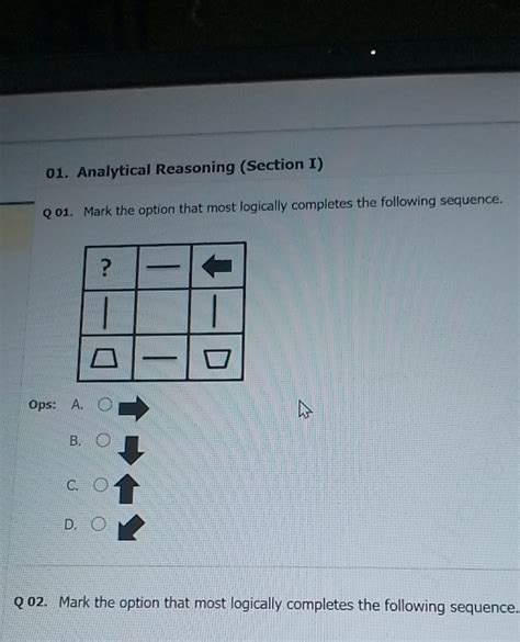 01 Analytical Reasoning Section I Q 01 Studyx