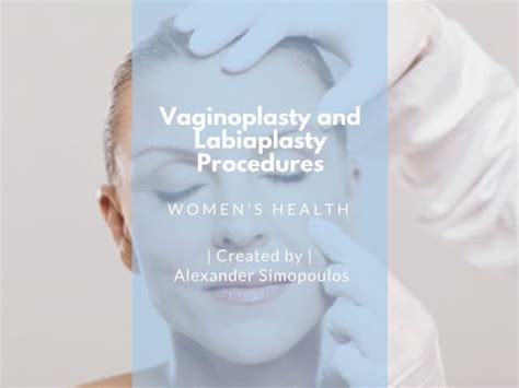 Vaginoplasty And Labiaplasty Procedures Pdf Reproductive Health
