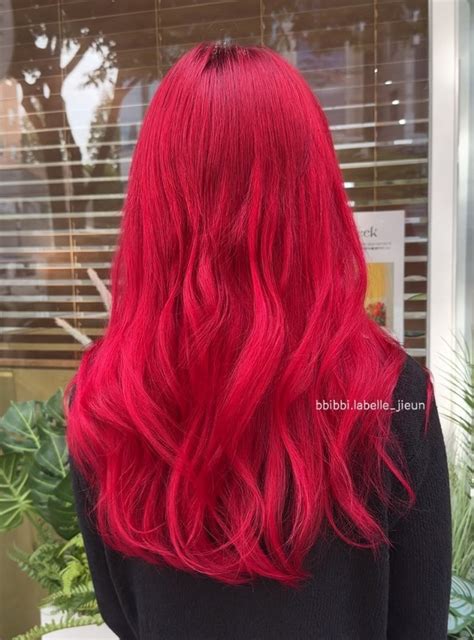 광주 붙임머리 잘하는 곳 특수컬러 붙임머리 체리레드염색 네이버 블로그