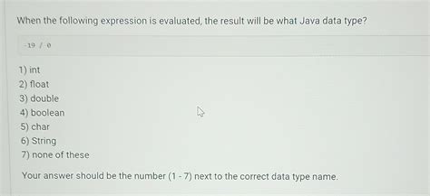 Solved When The Following Expression Is Evaluated The Chegg