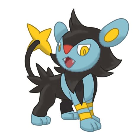 Download Shocking Surprise Luxio Pokemon In Mid Roar Wallpaper