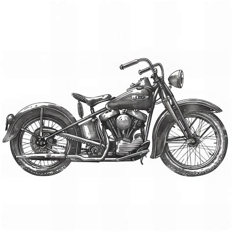 오토바이 일러스트레이터 프리미엄 벡터