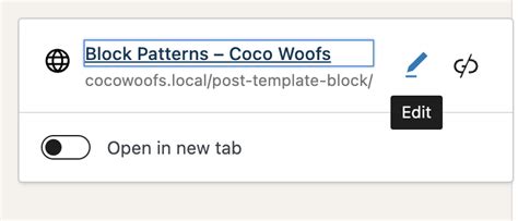 Submenu Block Documentation WordPress Org