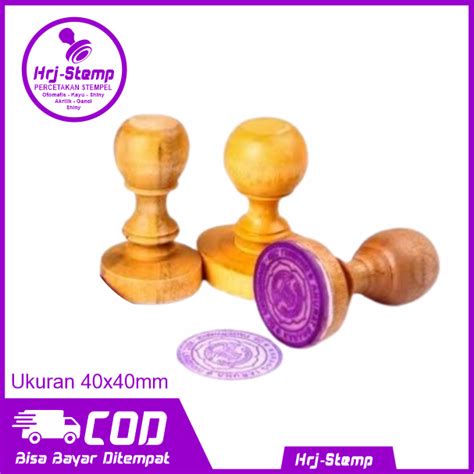 Cetak Stempel Kayu Bentuk Bulat Ukuran Standar Cetak Stempel Kayu Lazada Indonesia