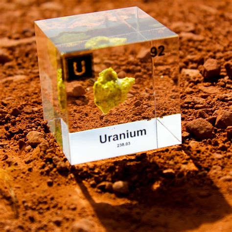 Uranium Cube Autunite Crystal 2 Engineered Labs Touch Of Modern