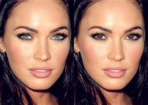 Megan Fox With Brown Eyes By Esquire2 On Deviantart
